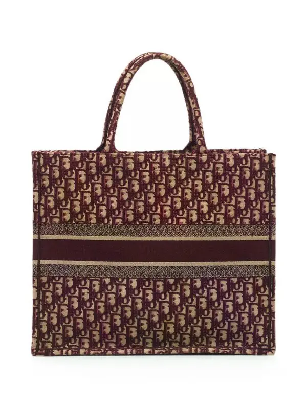 Dior 2019 Large Oblique Book Tote Bag - Red