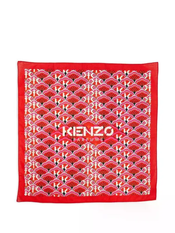 Kenzo Logo-print Square Scarf