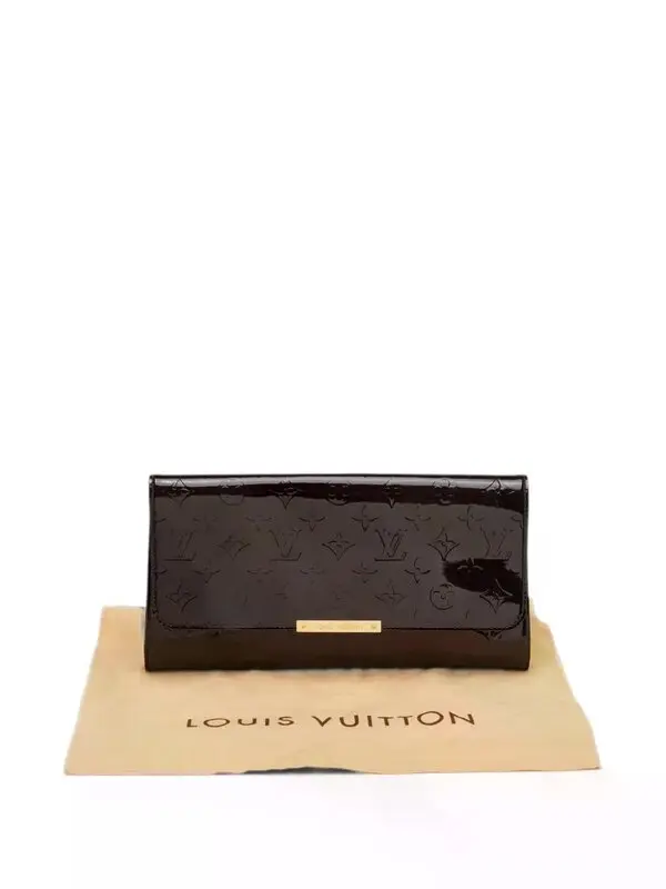 LOUIS VUITTON 2011 Amarante Monogram Vernis Robertson Clutch Bag