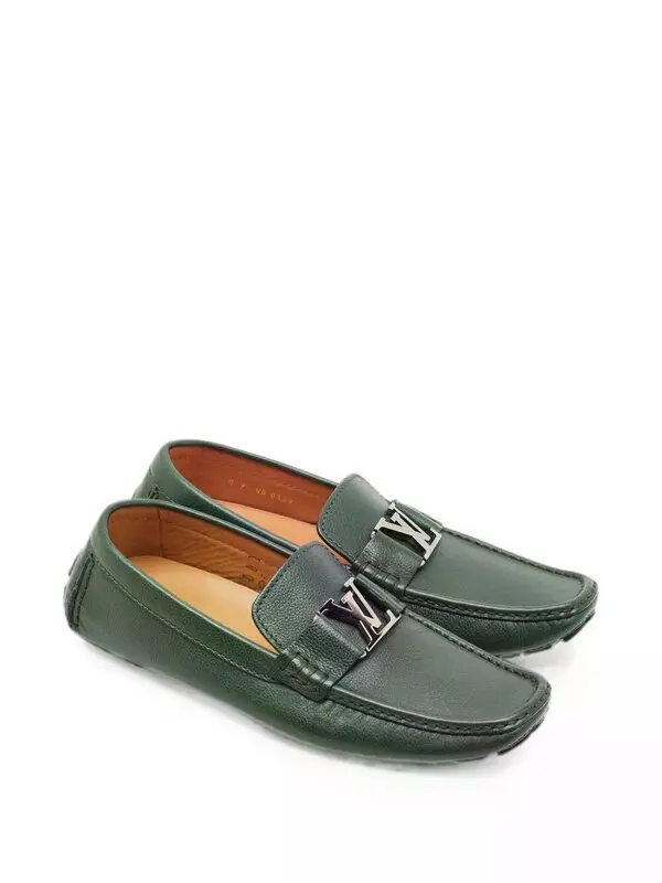 LOUIS VUITTON Monte Carlo Leather Loafers