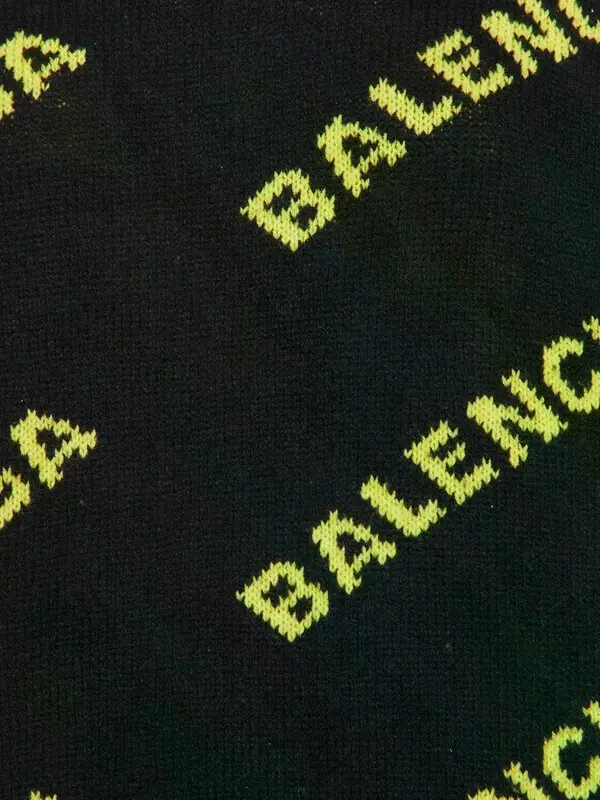 Balenciaga Logo Intarsia Sweater