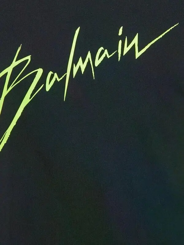 Balmain Logo-print Zip-detail Top