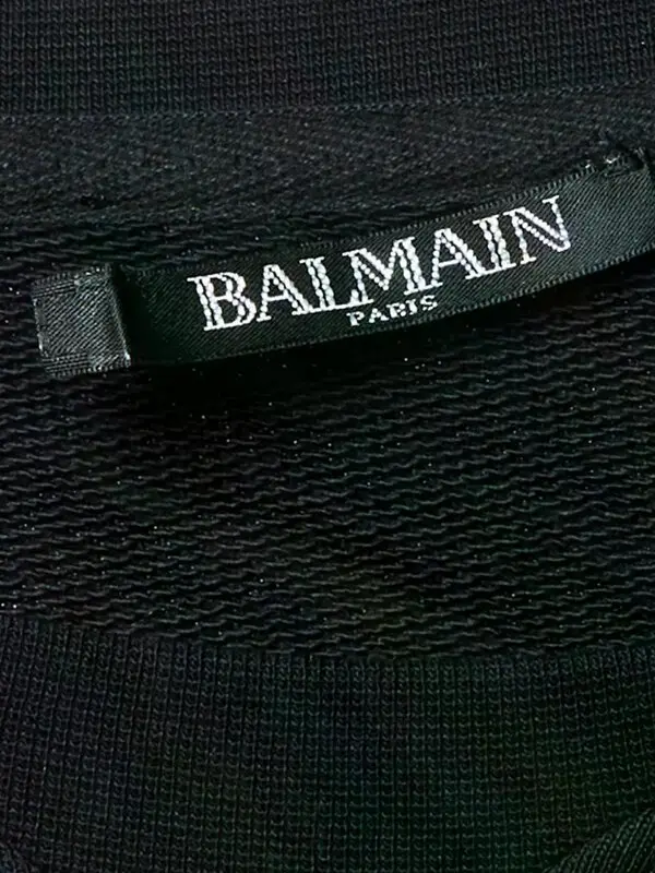 Balmain Logo-print Zip-detail Top