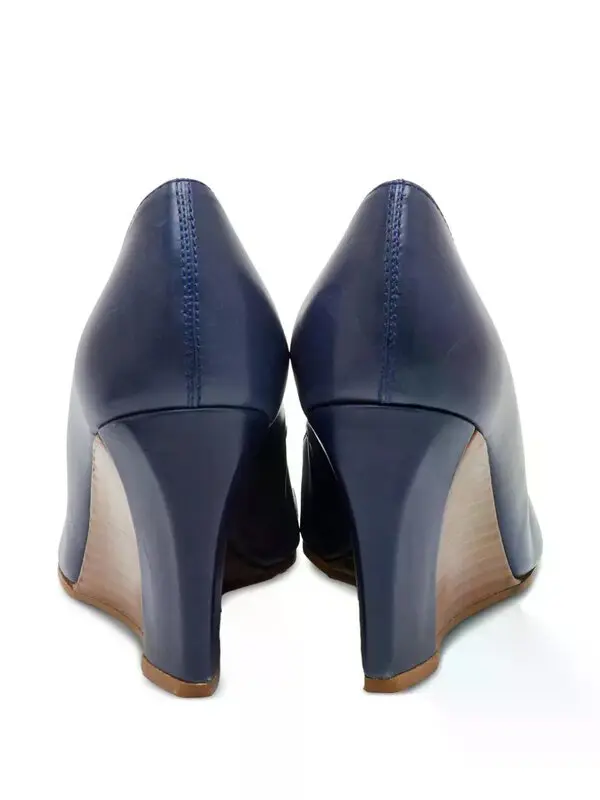 TOD'S Leather Wedge Pumps