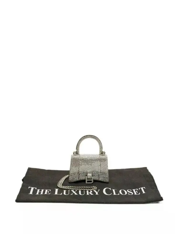 Balenciaga Hourglass Crystal Tote Bag