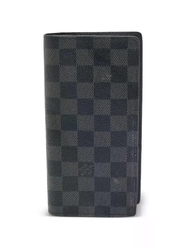 LOUIS VUITTON 2010 Brazza Damier Graphite Wallet
