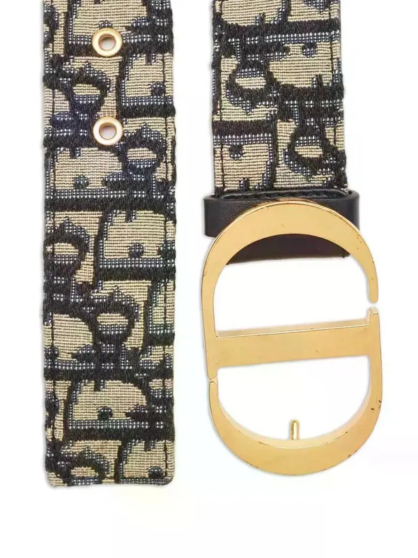 Dior 2020 30 Montaigne Oblique Canvas Belt