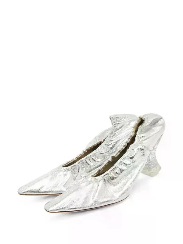 Bottega Veneta Almond Heeled Pumps