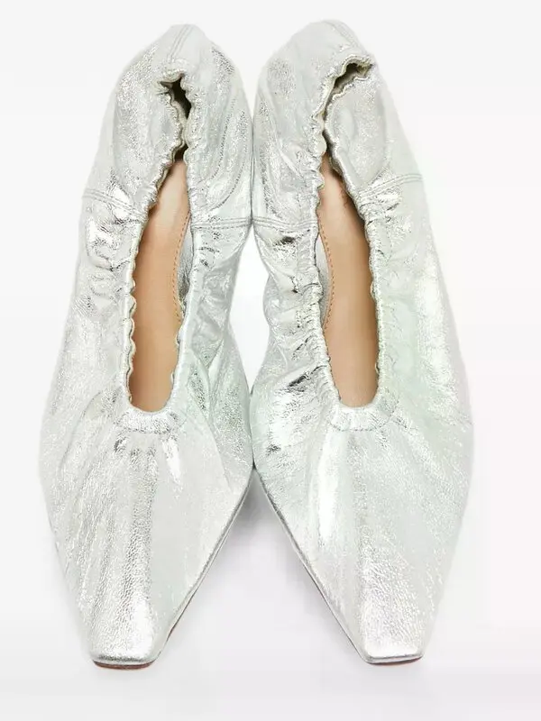 Bottega Veneta Almond Heeled Pumps