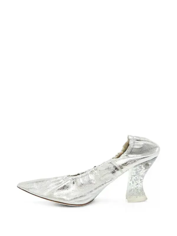Bottega Veneta Almond Heeled Pumps