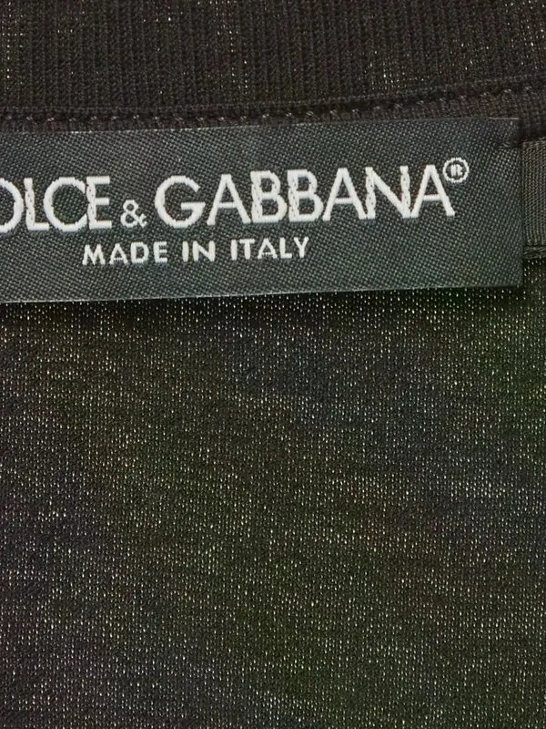 Dolce & Gabbana Lace-appliqué T-shirt
