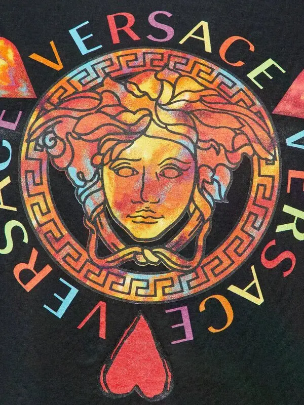 Versace Medusa Logo-print T-shirt