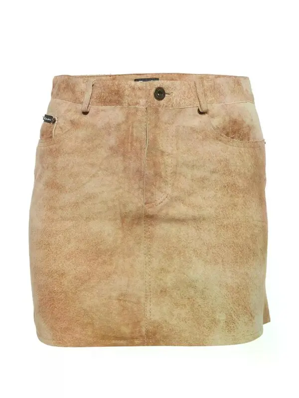 Dolce & Gabbana Suede Mini Skirt