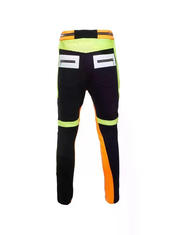 Balmain Colour-block Jersey Track Pants - Black