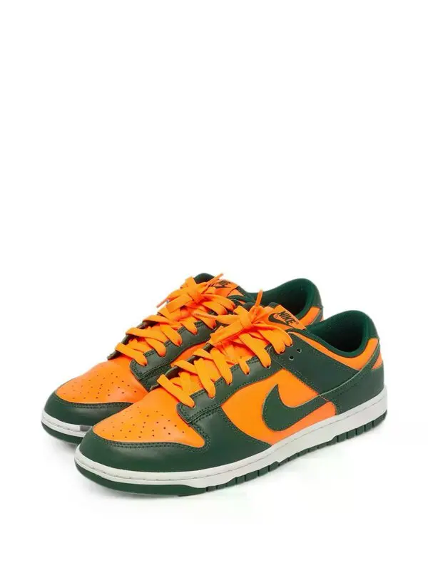 Nike Dunk Low Retro Miami Hurricanes Sneakers - Green