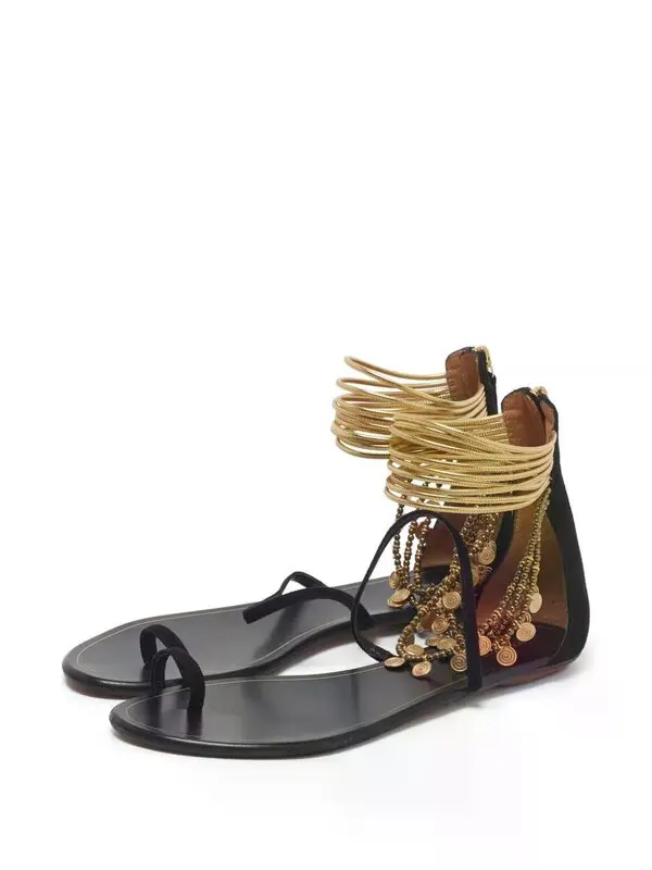 AQUAZZURA Queen Of The Desert" Sandals With Embellishments