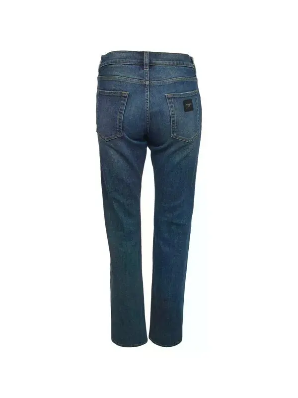 Dolce & Gabbana Faded-effect Slim-fit Jeans