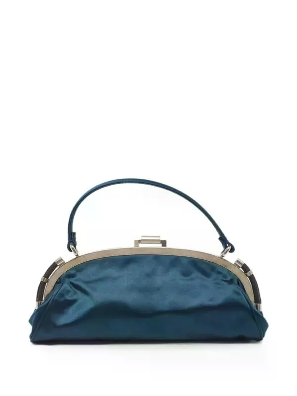 Chloé Frame-clasp Satin Clutch Bag
