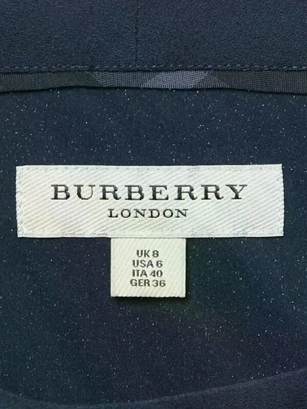 Burberry Belted Crepe Mini Dress