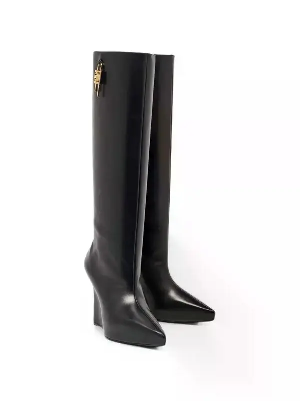 Givenchy Shark Lock Wedge Boots
