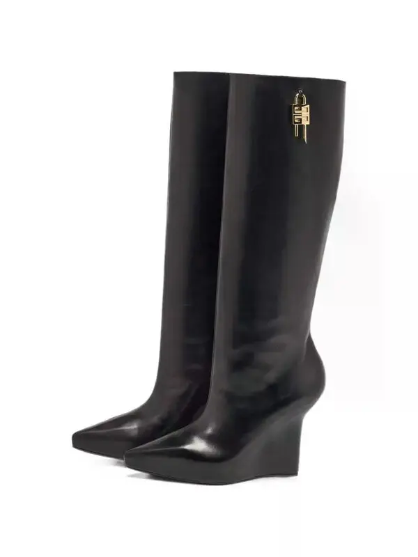 Givenchy Shark Lock Wedge Boots