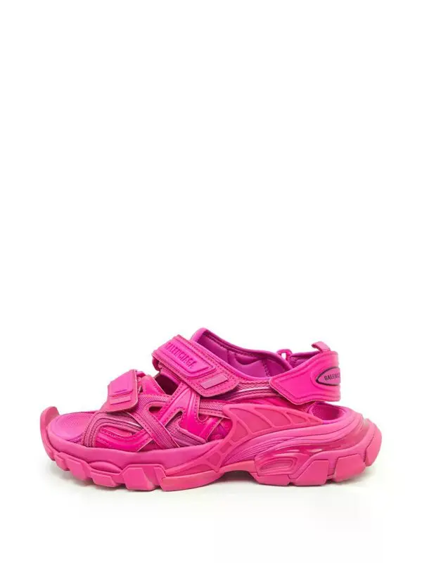 Balenciaga Track Ankle-strap Sandals - Pink