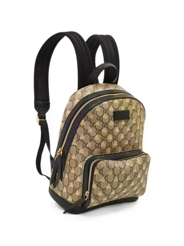 Gucci Gg Supreme Bees Backpack