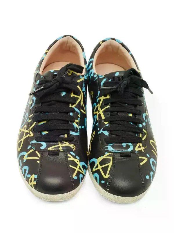 Gucci Ace Ghost Leather Sneakers