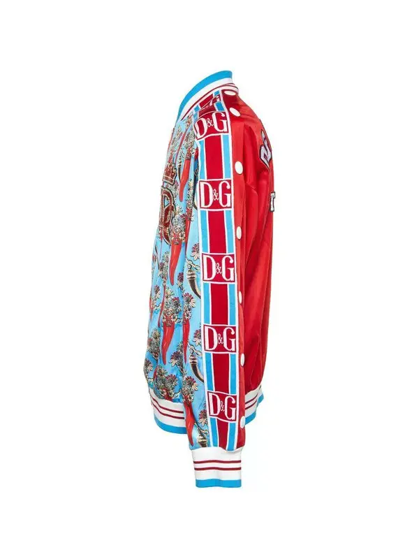 Dolce & Gabbana Pepper-print Track Jacket