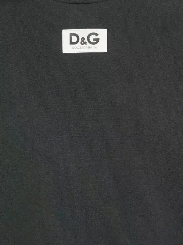 Dolce & Gabbana Crew-neck Logo-patch T-shirt