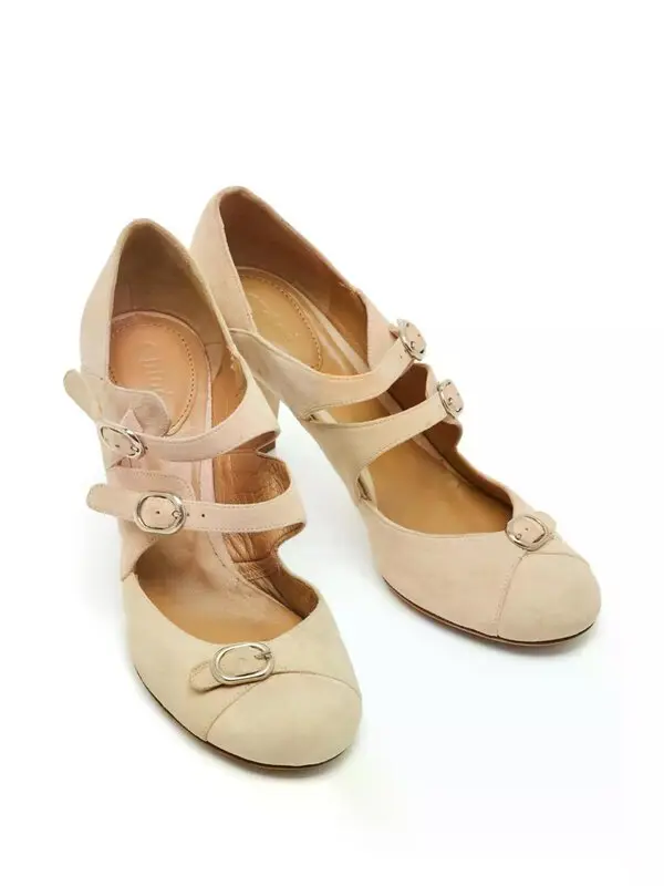 Chloé Buckled Mary Jane Pumps