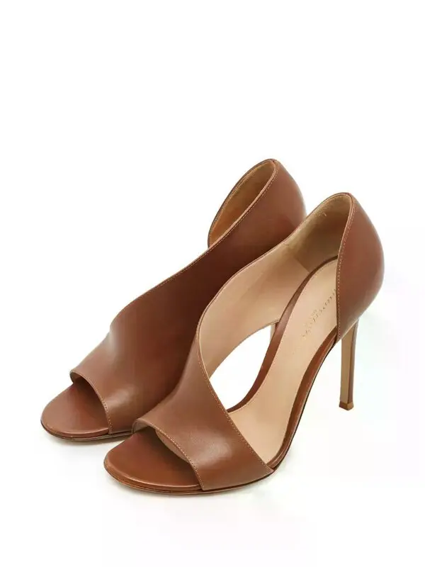 GIANVITO ROSSI Open-toe Cut-out Ankle Boots