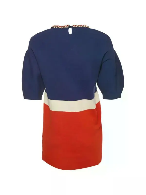 Elisabetta Franchi Chain-appliqué Knit Dress