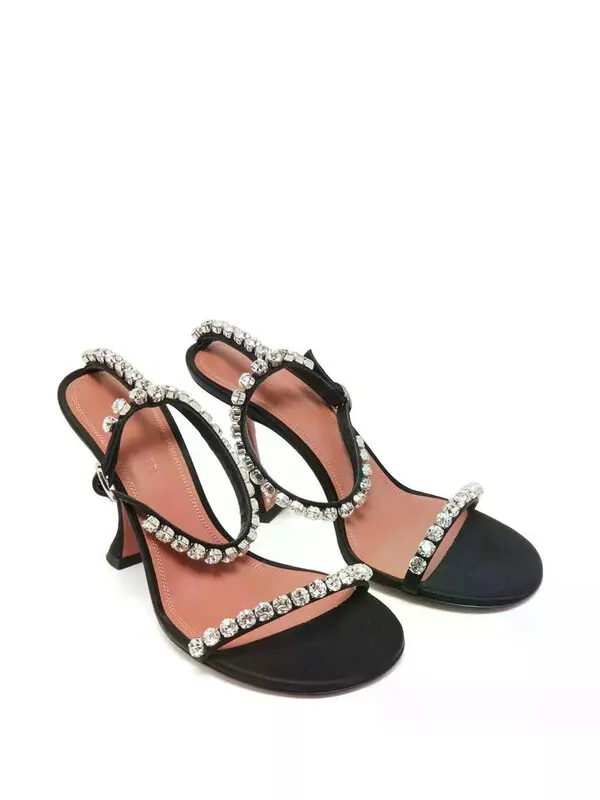 Amina Muaddi Gilda Crystal-embellished Sandals