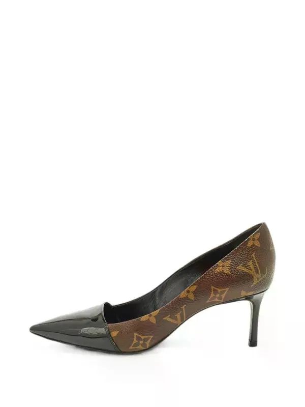 LOUIS VUITTON Monogram Canvas Fetish Pumps