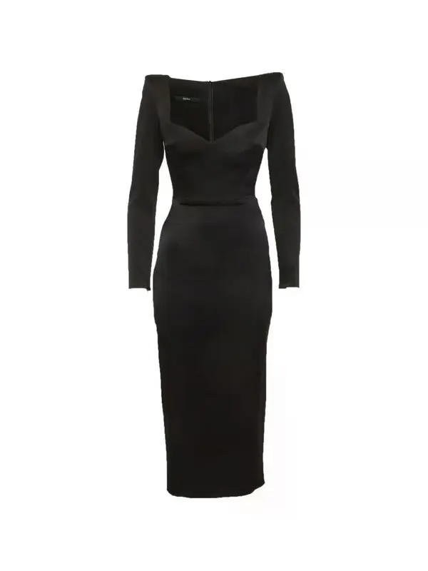 Alex Perry Linden Midi Dress - Black
