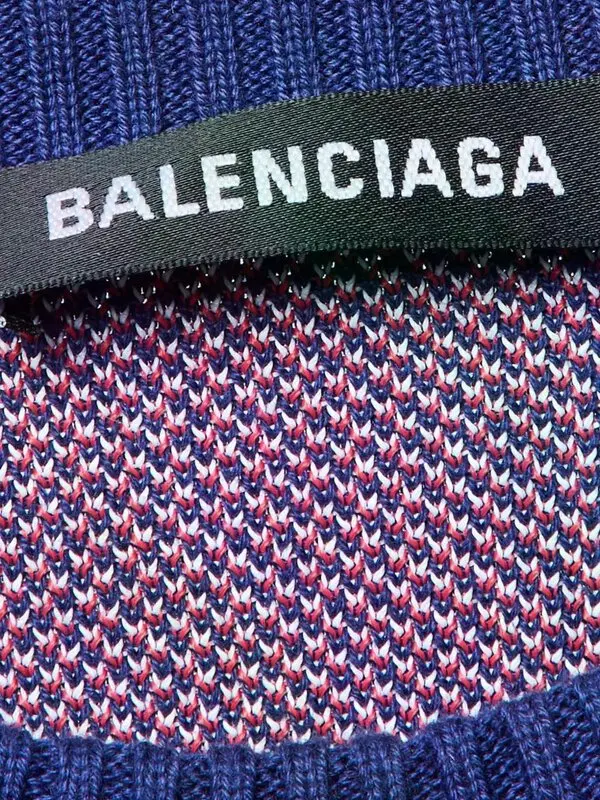 Balenciaga Political Campaign Logo-embroidered Sweater