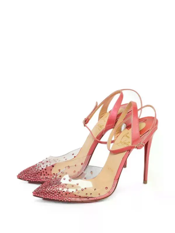 CHRISTIAN LOUBOUTIN Spikaqueen Crystal-embellished Pumps