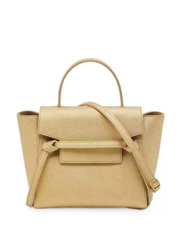 Celine Belt Nano Handbag - Gold