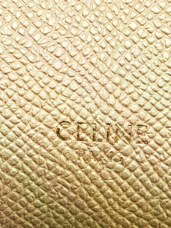 Celine Belt Nano Handbag - Gold