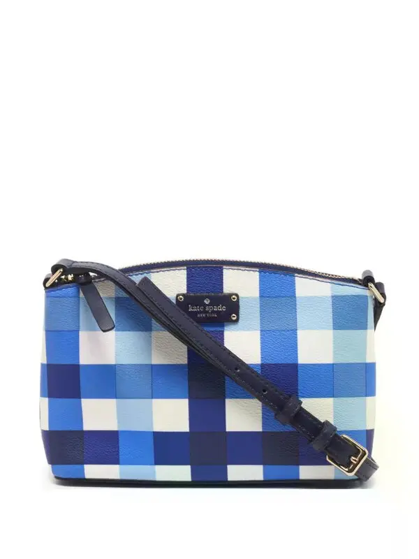 Kate Spade New York Millie Gingham Crossbody Bag - Blue