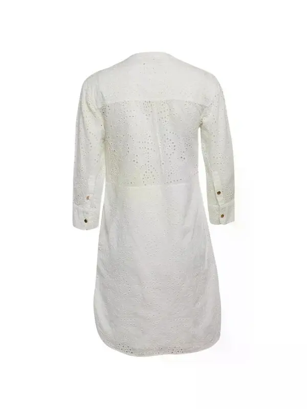 Burberry Daniela Long-sleeve Mini Dress - White