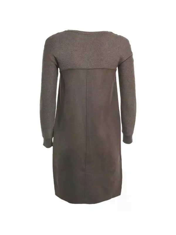 Loro Piana Long-sleeved Felt Mini Dress