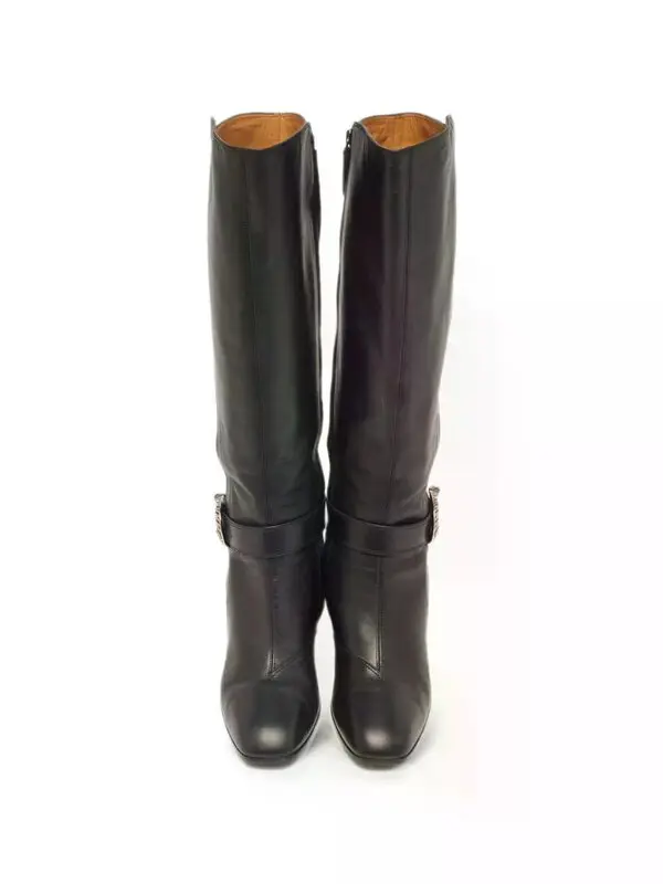 Gucci Elizabeth Dionysus Buckle Boots - Black