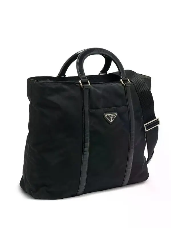 Prada Top-handles Logo-detail Tote Bag