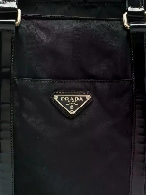 Prada Top-handles Logo-detail Tote Bag