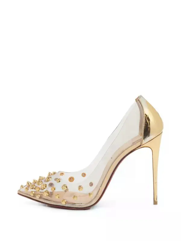 CHRISTIAN LOUBOUTIN Collaclou Spiked Pumps - White