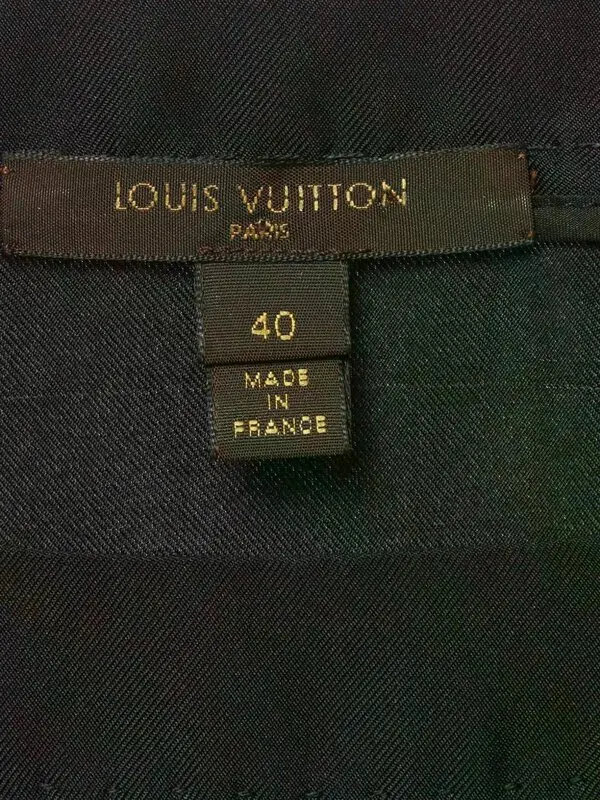 LOUIS VUITTON Pleated Silk Blouse