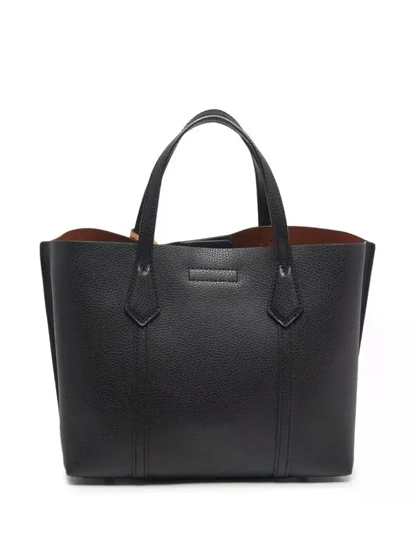 Tory Burch Perry Leather Tote Bag - Black