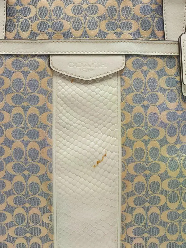 COACH VINTAGE Signature Monogram Canvas Tote Bag